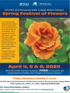 Pensacola State College | Free Spring Festival of Flowers at PSC Milton ...